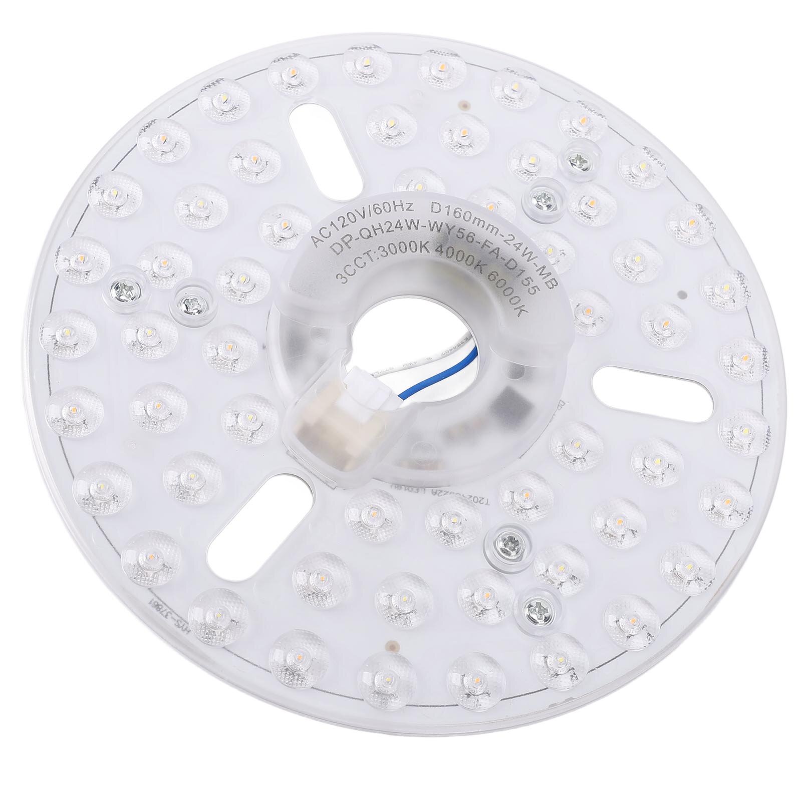 Модуль светодиодной панели для вентилятора потолочного 6.3 дюйма 24Вт 3CCT 3000K 4000K 6000K с диммированием 230В магнитное крепление