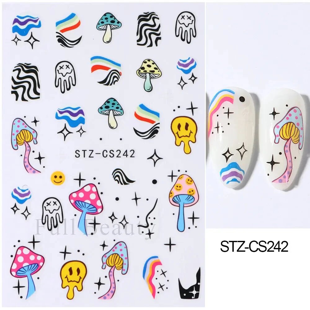 Дракон змея кошачьи глаза 3D наклейки для ногтей наклейки реалистичные животные Глазные яблоки самоклеющиеся Слайдеры для маникюра украшение для ногтей