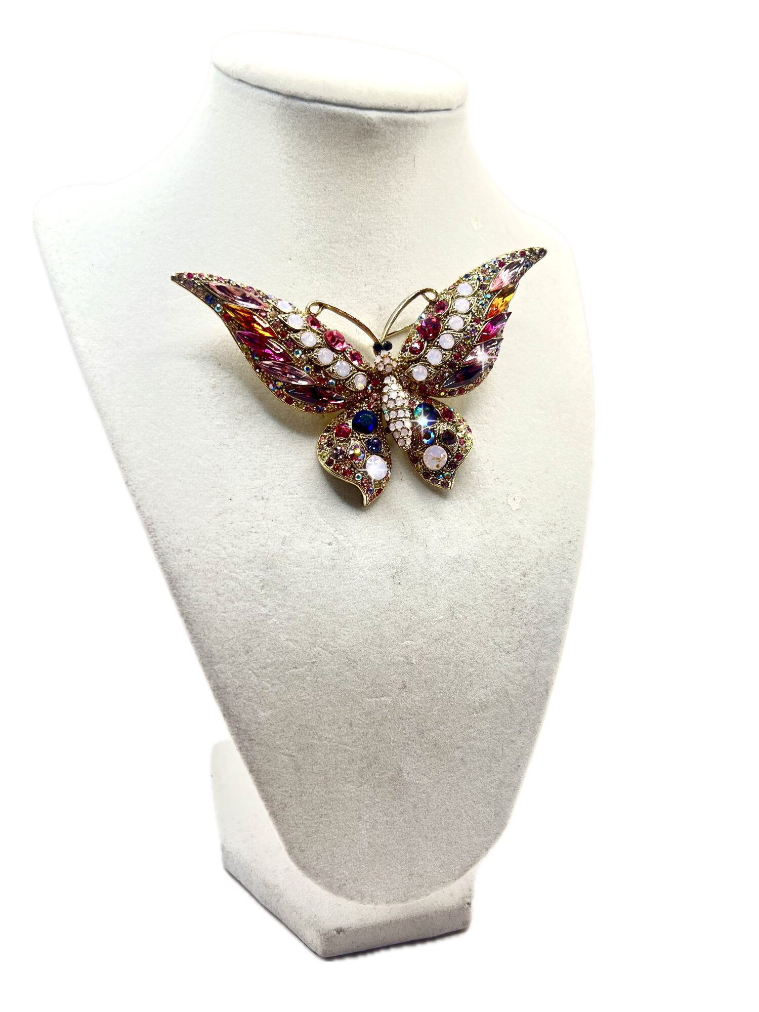 Брошь, кристаллы Swarovski