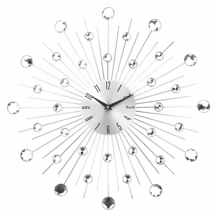 Настенные часы со стразами