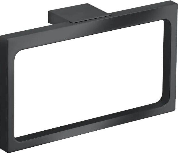 Держатель для полотенец Keuco Edition 11 11121130000 кольцо, вороненая сталь, матовый, латунный, держатель для полотенец в ванную, прямоугольный