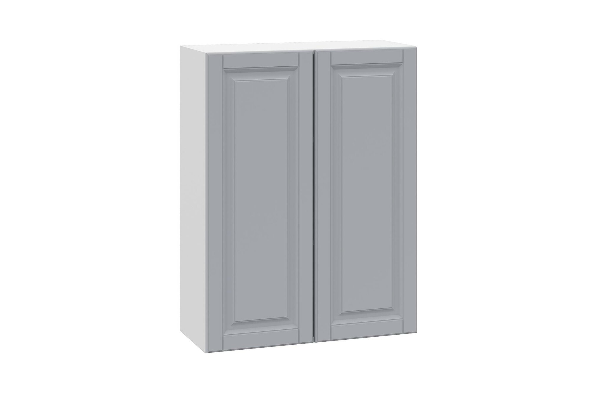 Шкаф верхний высокий Нонтон Калеста, 70х29х91 см, белый / серебряный песок