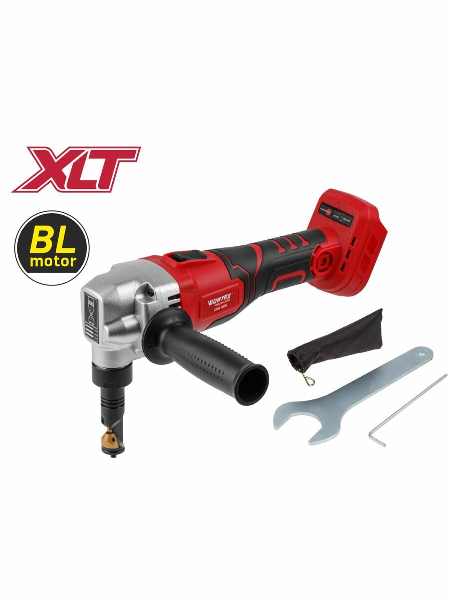 Ножницы по металлу высечные аккумуляторные WORTEX CNB 1825 XLT SET Без АКБ и З/У (1318928)