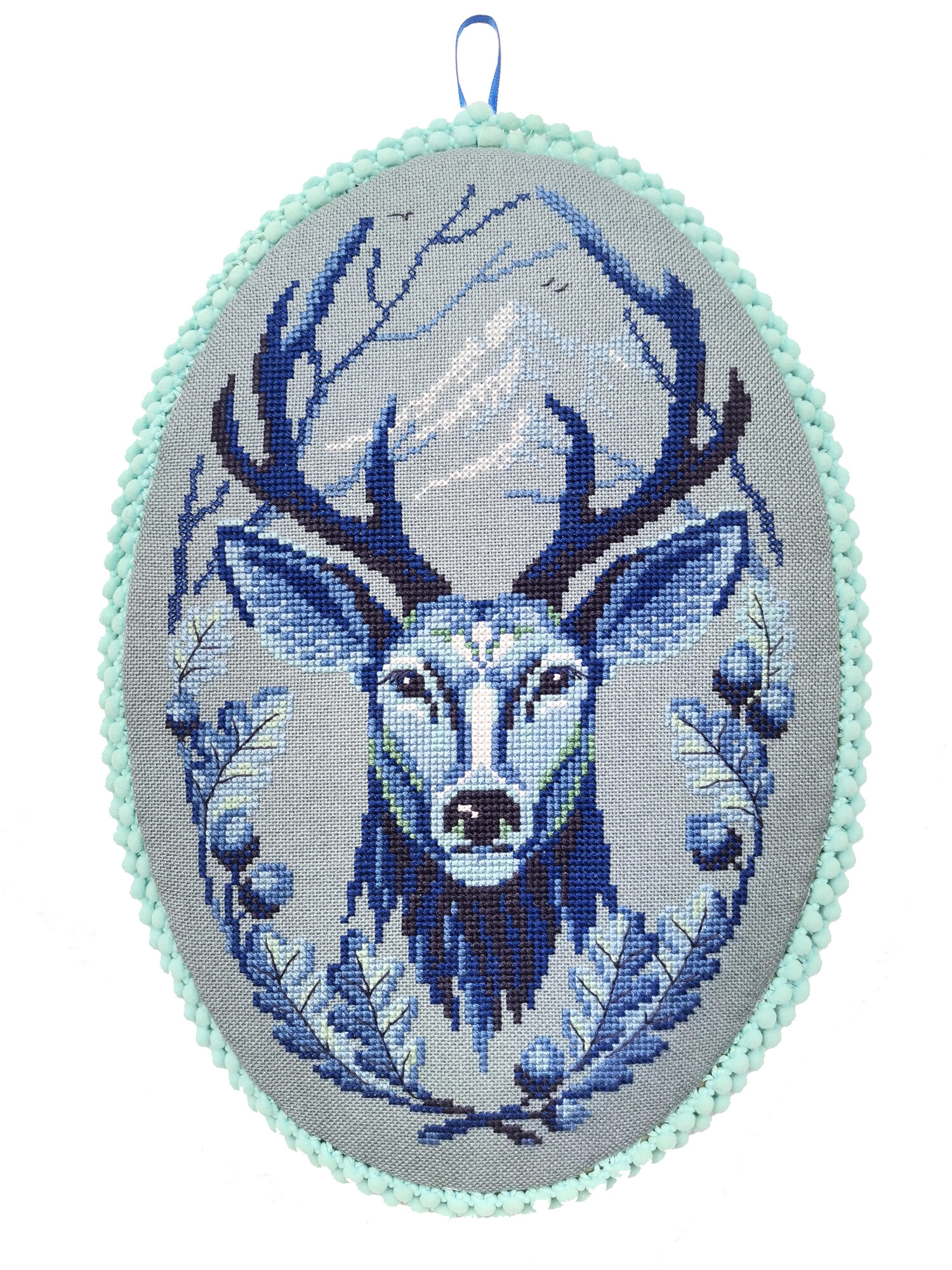 Набор для вышивания пинкипа "Олений лес" 16х24см, 21.003.23