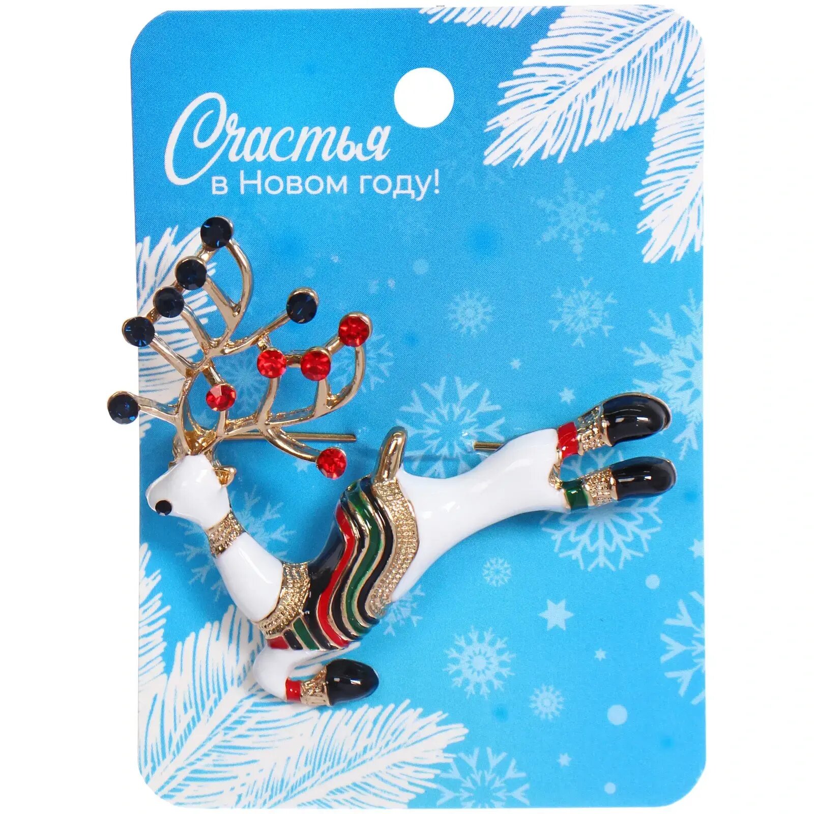 Брошь, стразы