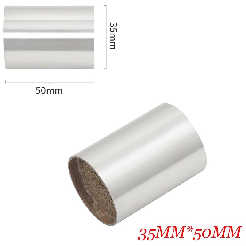 Универсальный мотоциклетный глушитель 35/42/48/53 мм, катализатор дБ для мотоцикла, вся система, глушитель выхлопной трубы, глушитель шума, шумоподавление, Белый