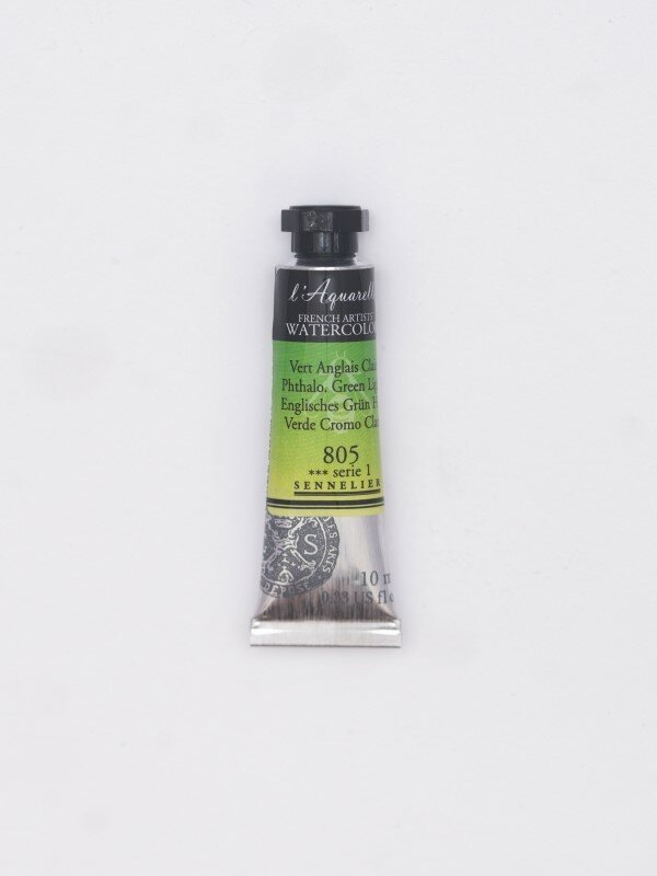 Sennelier L'aquarelle Акварельная краска акварель художественная в тубе 10мл светло-зеленая ФЦ