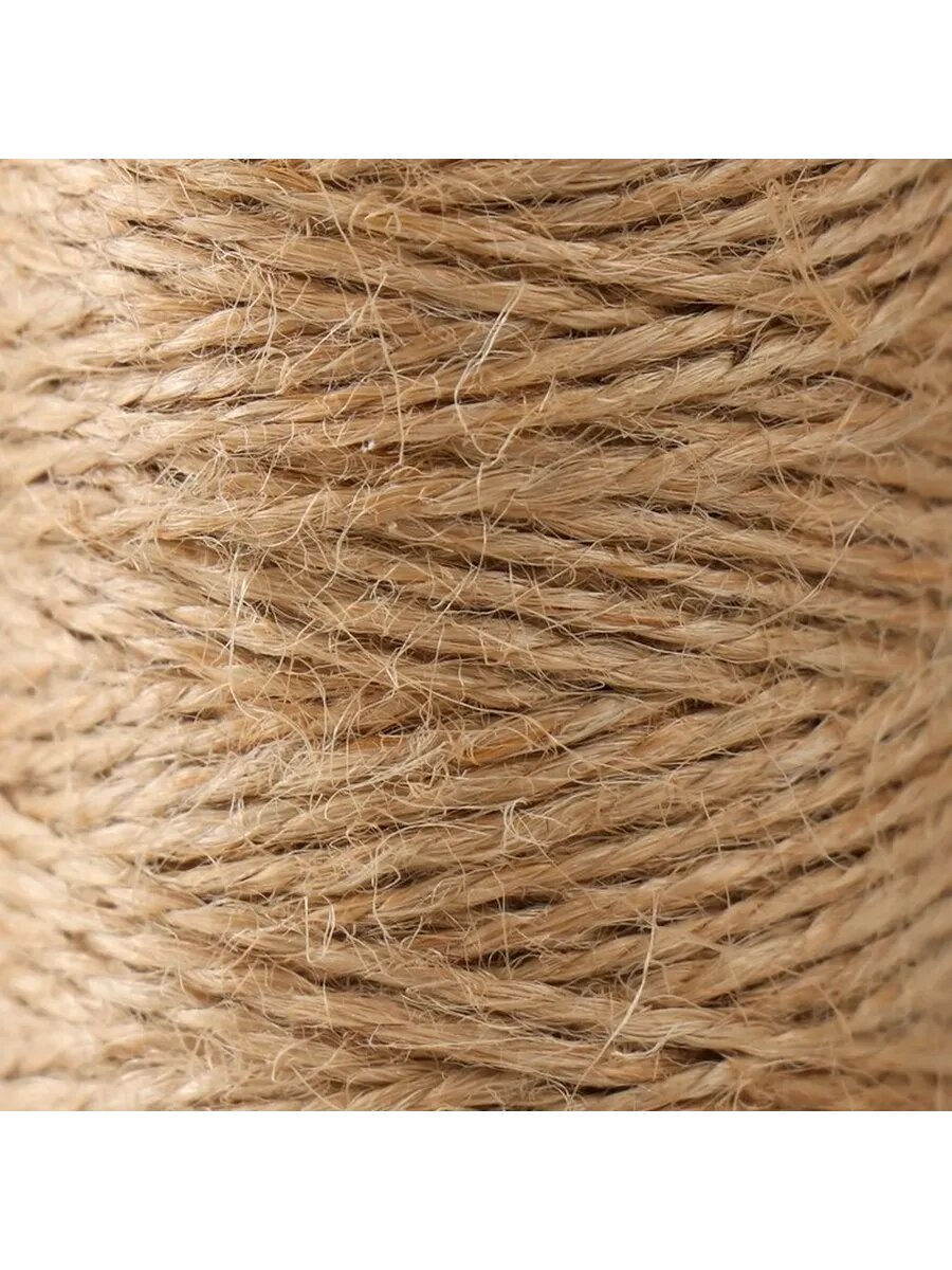 Прочный декоративный джутовый шпагат 100м