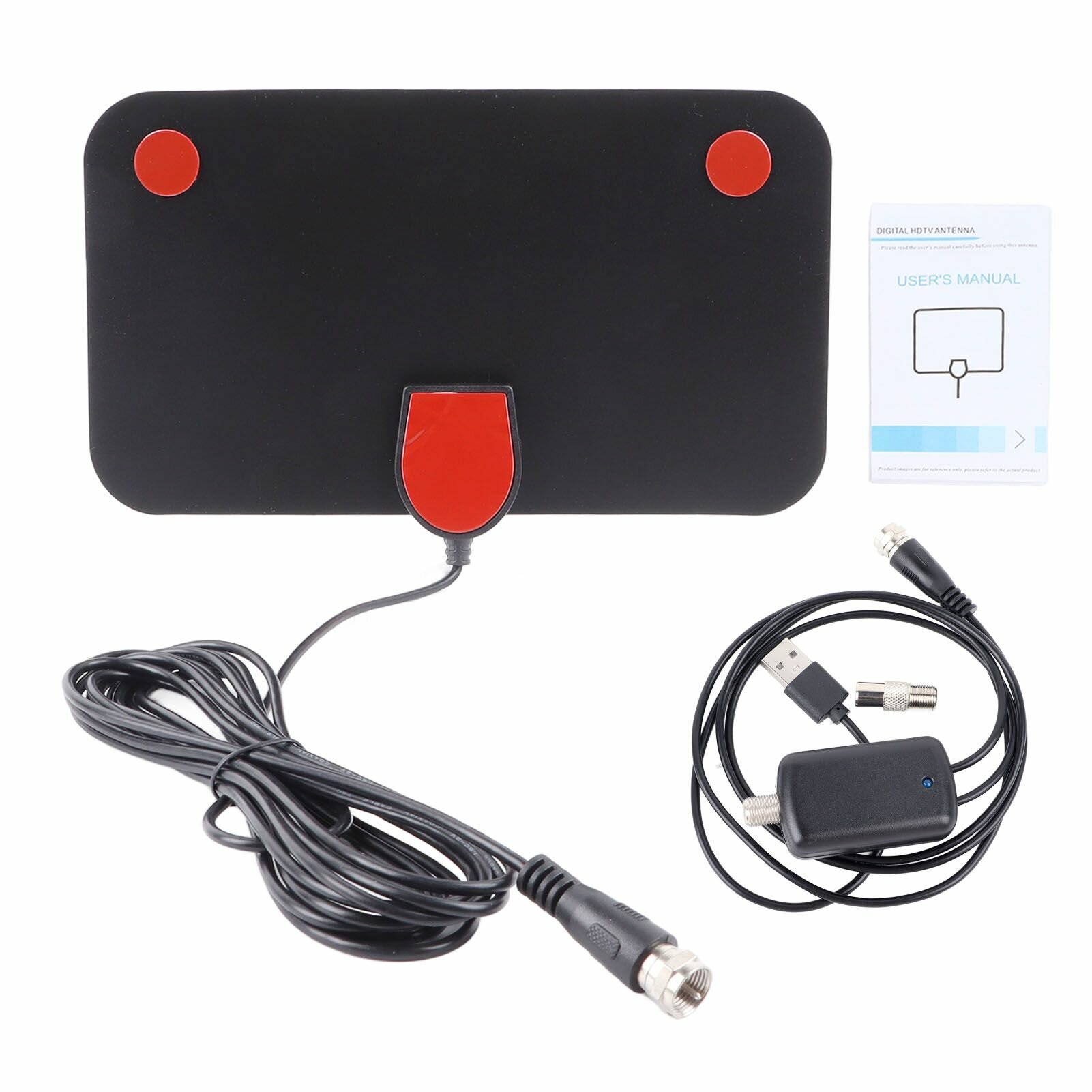 Комнатная телевизионная антенна 4K 1080p с высоким разрешением и большим радиусом действия, многоканальный прием, усилитель цифрового сигнала HDTV