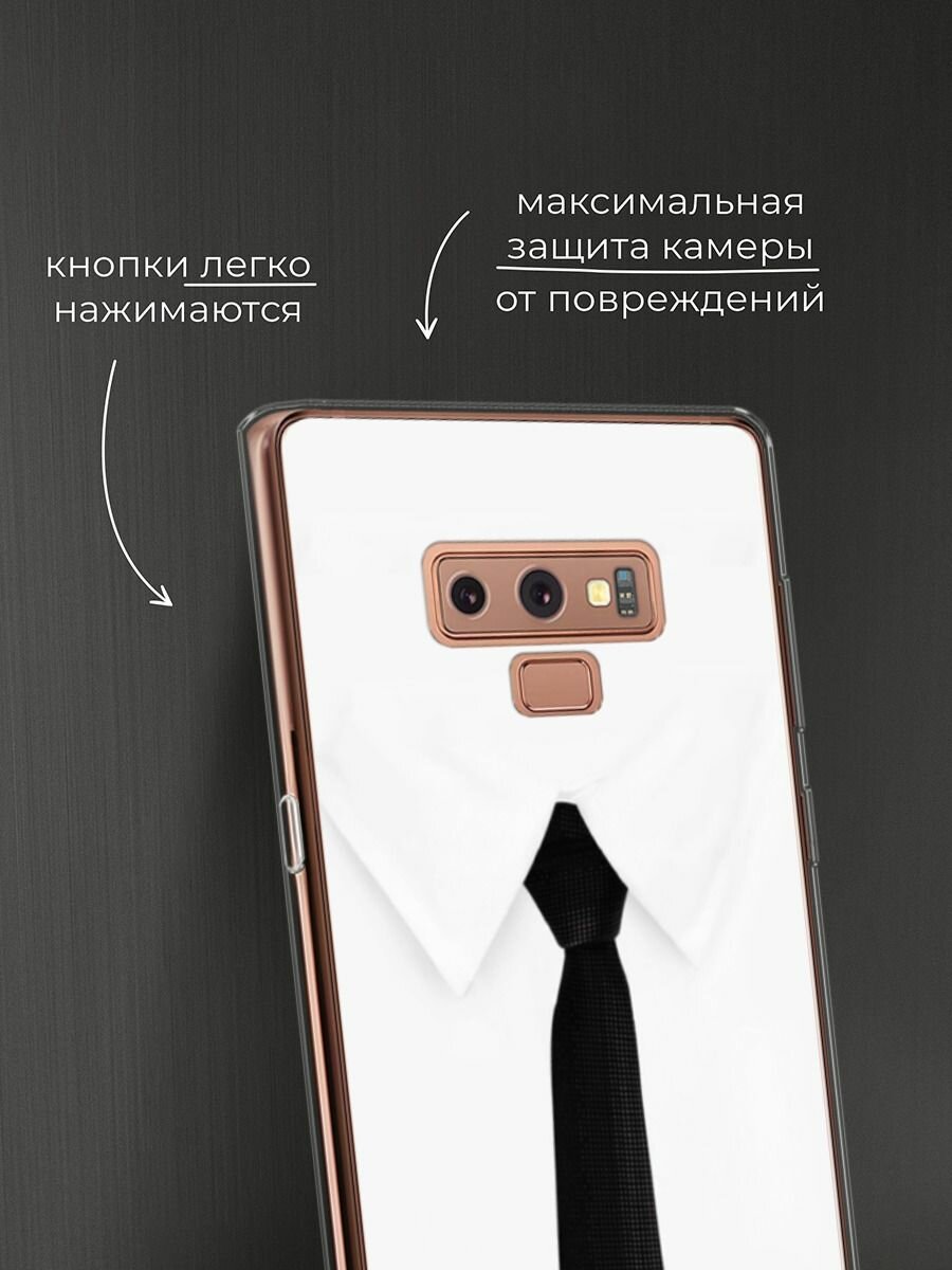 Чехол на Samsung Galaxy Note 9 / Самсунг Галакси Нот 9 с принтом "Галстук" — фото 1