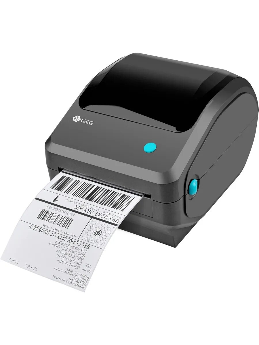 Термопринтер GG-D410 203dpi 152мм/с/USB черный