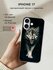 Чехол на Apple iPhone 17 / Айфон 17 с принтом "Злобный волк из ночи"