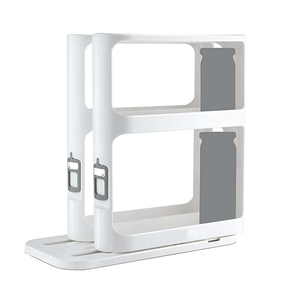 Шкаф для хранения стойки и поверните организатор Spice Rack Organizer 2 двойные полки для хранения банок приправы Cosmetics