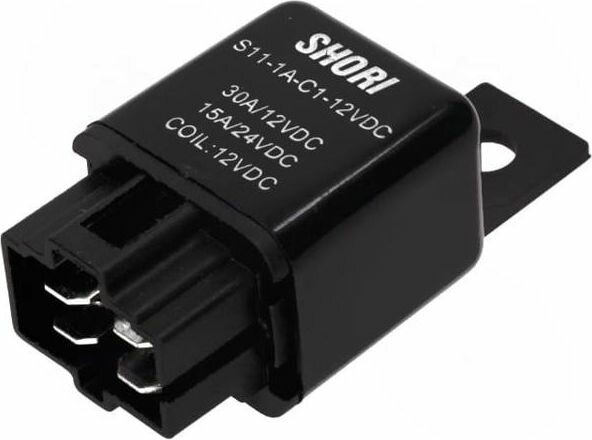 Реле SHORI ELECTRIC S11-1A-C1-12VDC электромагнитное SPST-NO Uобмотки 12ВDC 30А панелька 1 шт