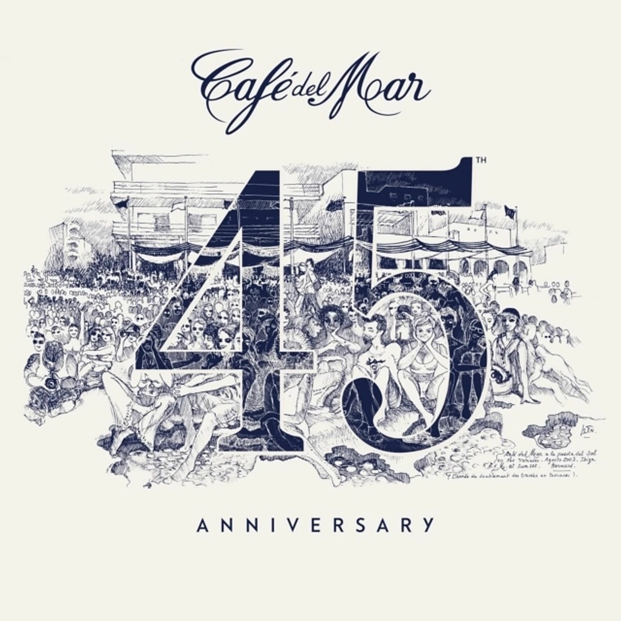 Виниловая пластинка Various Artists - Cafe Del Mar 45th Anniversary (1 LP)