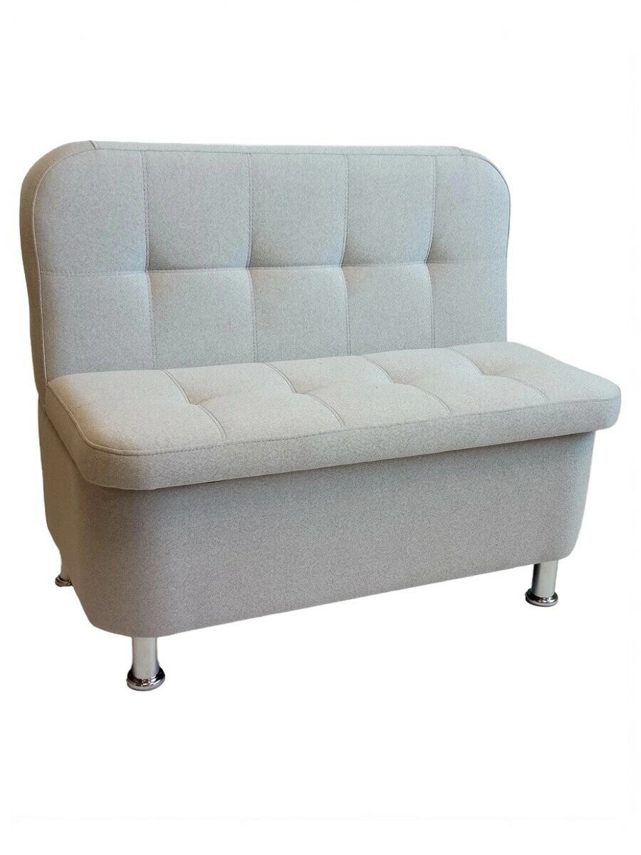 Кухонный диван StylChairs Стиль 2, ширина 110 см, обивка ткань, цвет светло-серый