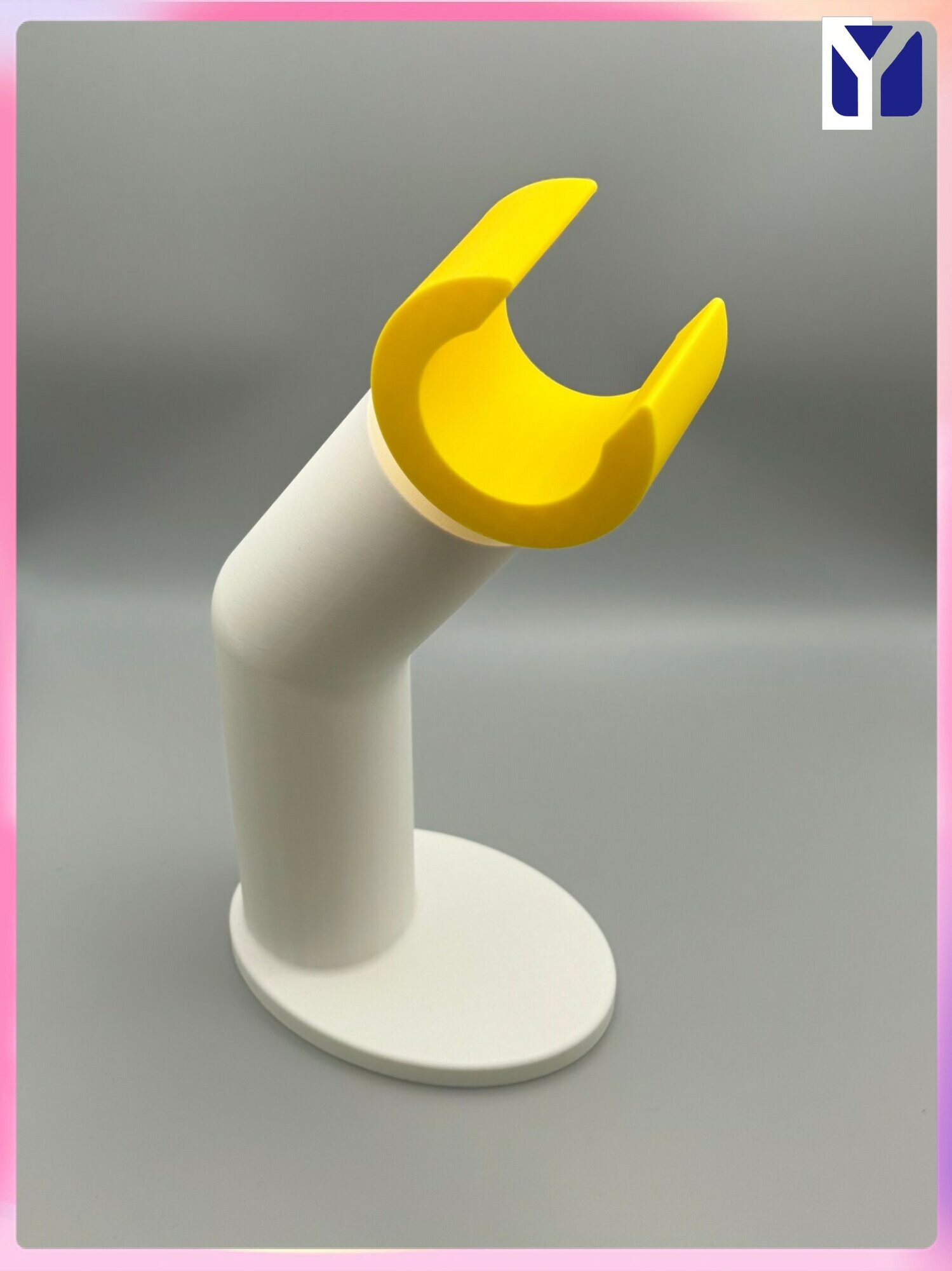 Эксклюзивный держатель игровой гарнитуры в стиле LEGO белого цвета для наушников