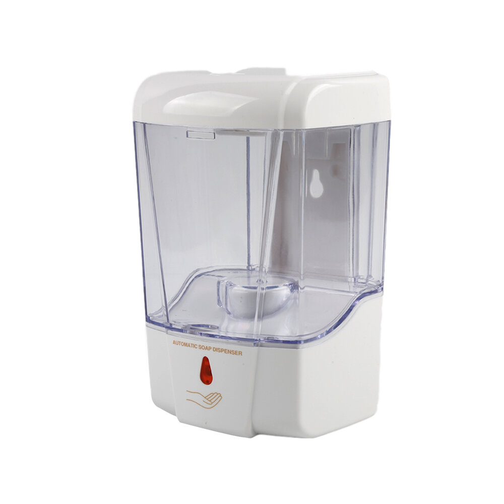 Автоматический дозатор мыла с инфракрасным датчиком движения для рук, шампуня, мыла, спирта, водонепроницаемый для ванной, кухни, отеля, ресторана, объем 700мл, материал ABS, цвет белый, размер 16.5*11*10см, вес 418г, батарейки 4*AA (не в комплекте)