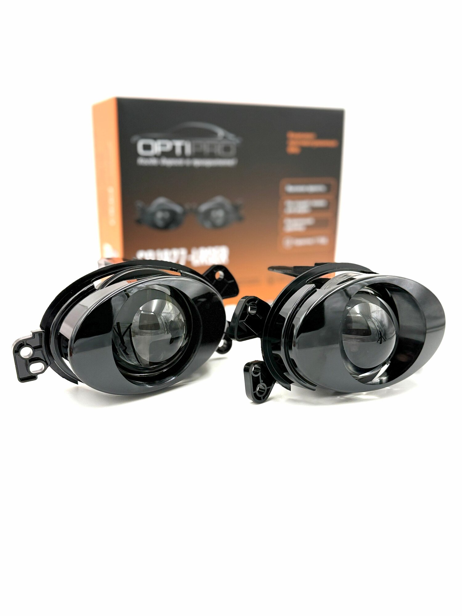 ЛЕД фары ПТФ линза 6000k для Mercedes W164 W169 W204 W211 W212 W221 X164 / светодиодные противотуманки Led 2шт