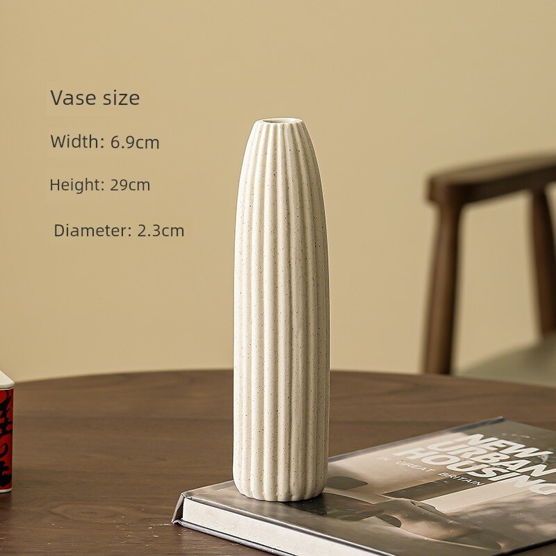 Керамическая ваза, декор в стиле дзен для дома, элитный декор для обеденного стола, тумбы под телевизор, прихожей,