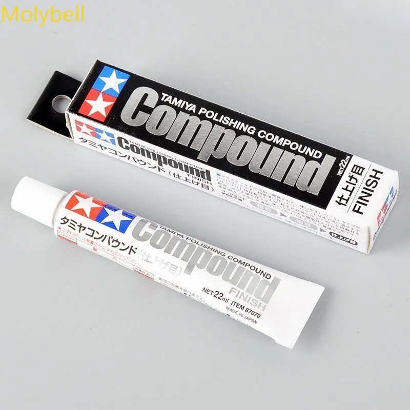 Tamiya Шлифовально-полирововчная паста (Finish) для окончательной шлифовки и полировки