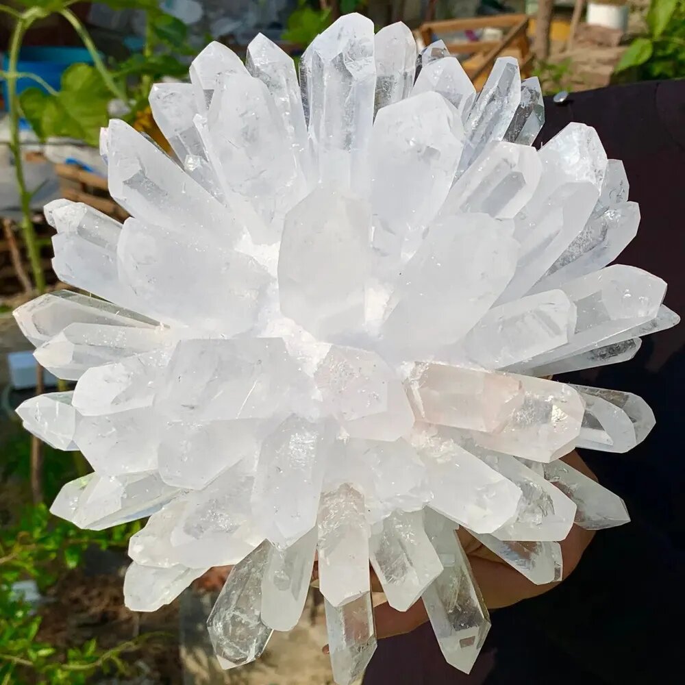 Друза Горный Хрусталь, Оберег декоративный для интерьера, минерала кварц.