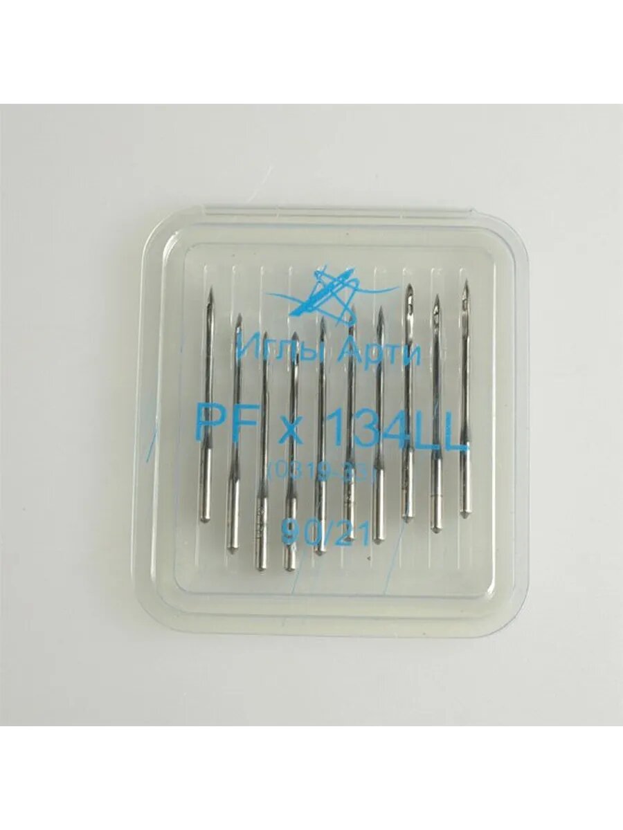 Иглы №90 для кожи (игла остр, овал. правая 45град.) к ПШМ
