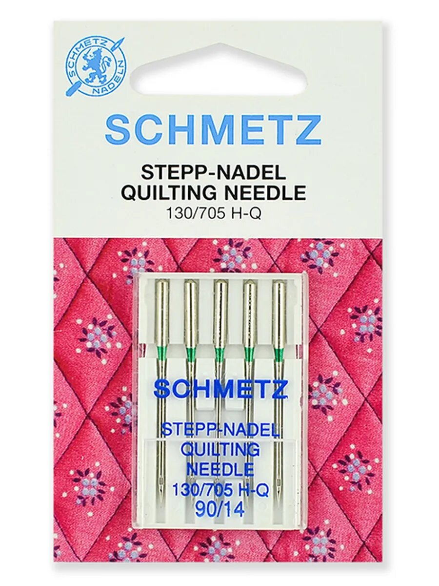 Иглы для БШМ Schmetz для квилтинга 130/705H-Q №90, уп.5 игл