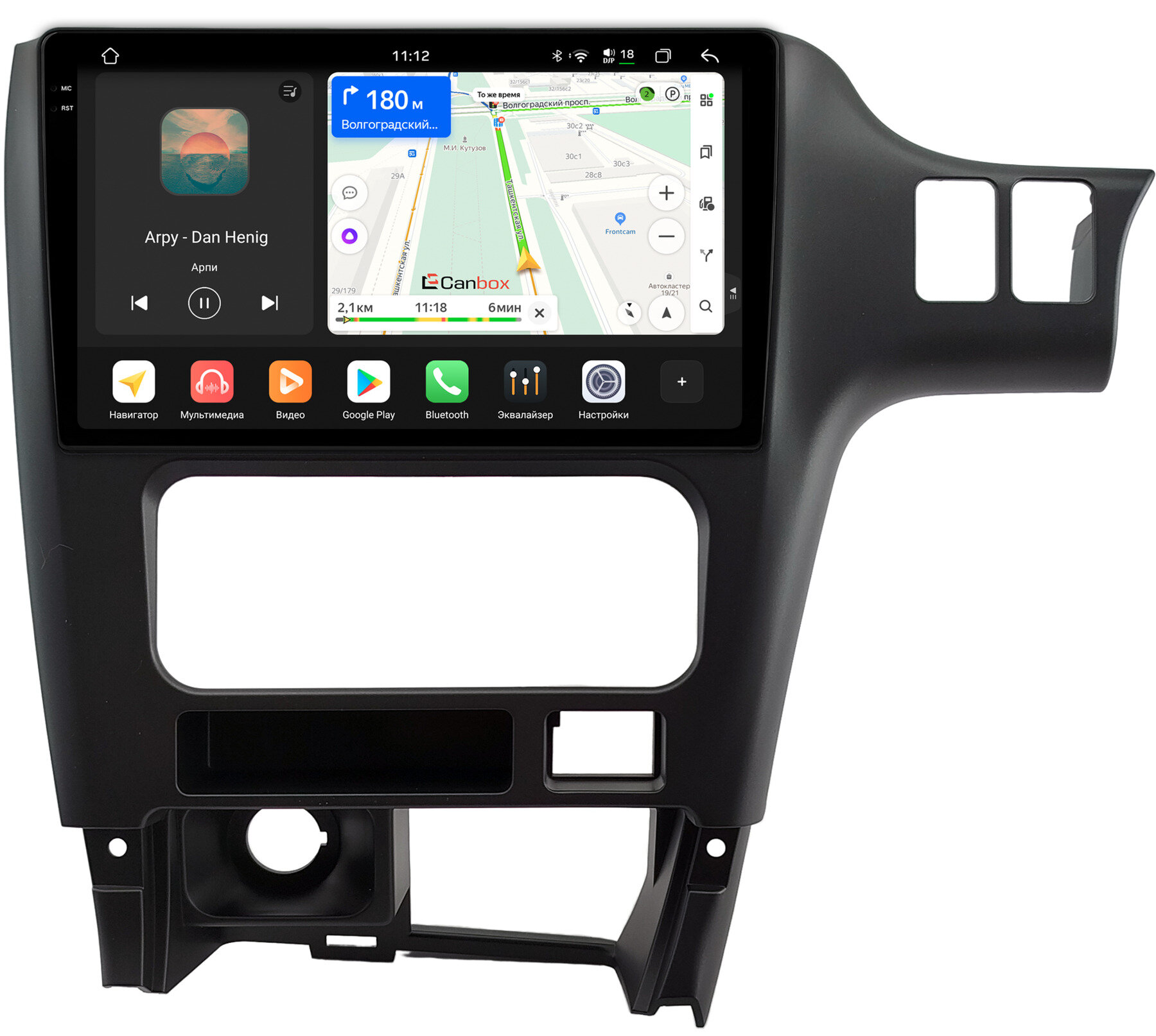 Штатная магнитола Subaru Legacy 3, Outback 2 1998-2004 (правый руль) Canbox PRO-Line 2K 4250-9-0757 Android 13 (4G-SIM, 6/128, DSP, QLed)