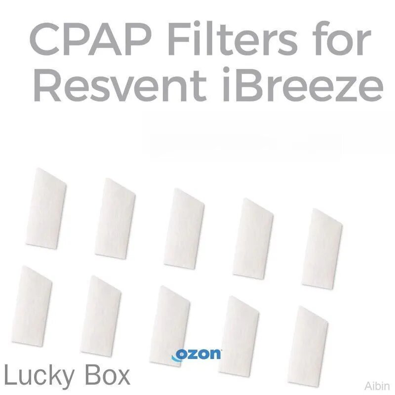 IBreeze Resvent фильтр стандартный воздушный (10 штук) для сипап