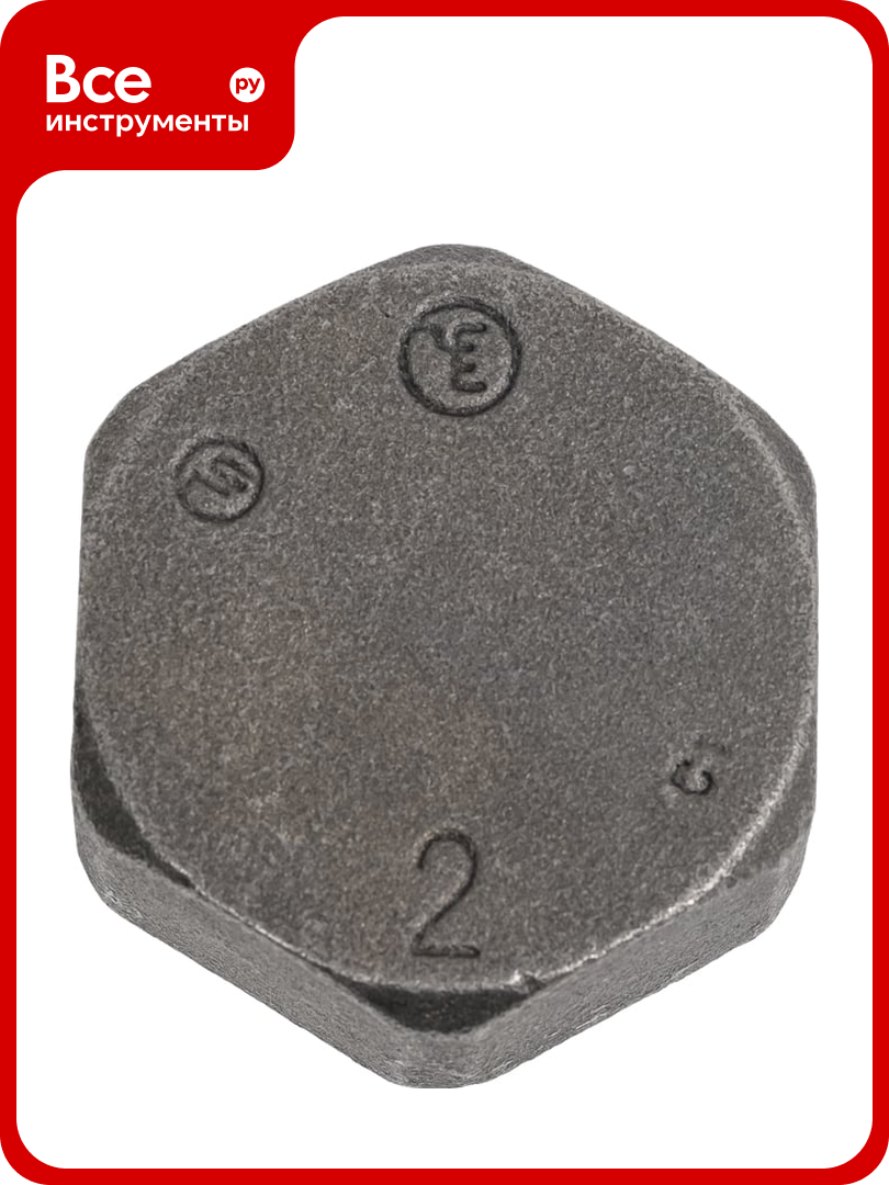 Заглушка чугун Fittex PLUS Ду 50 2" ВР 128-0902