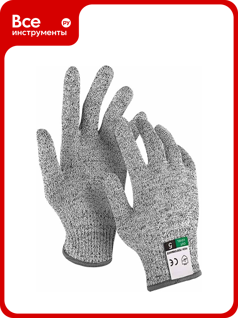 Рабочие перчатки PARK устойчивые к порезам cut1, размер l 106738