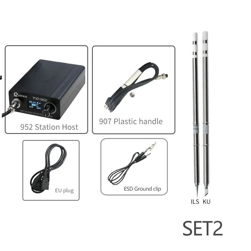 T12-952 паяльная станция STM32 электронный сварочный утюг OLED дисплей