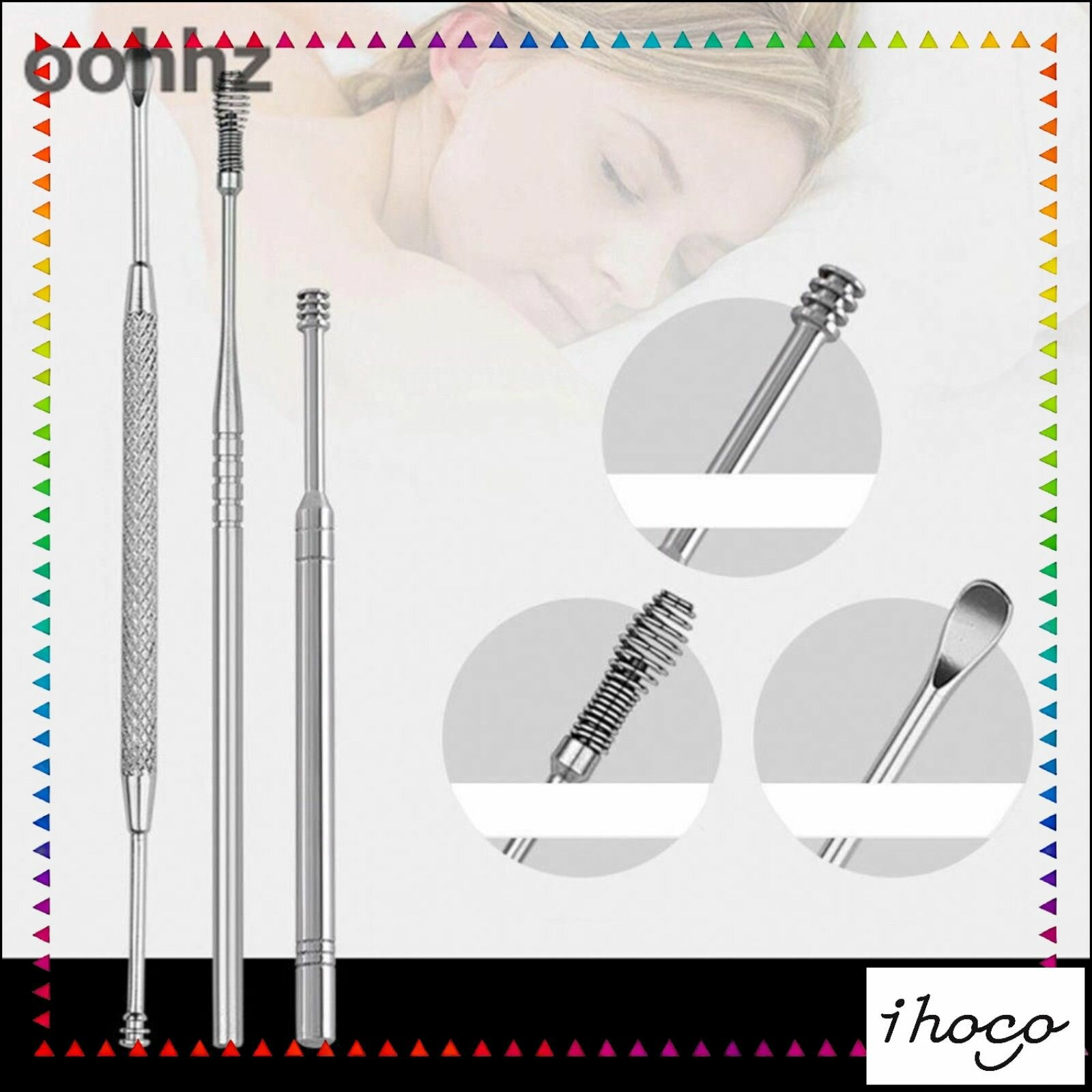 Инструмент для чистки ушей и носа, 7 шт.