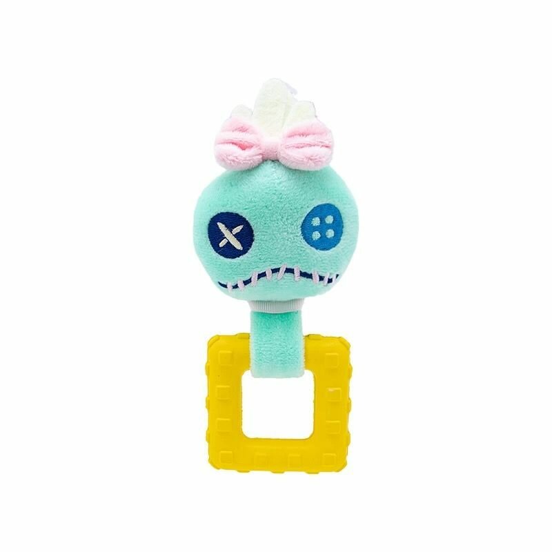 GiGWI — это эксклюзивная для Disney звучащая игрушка для собак в виде Стича и Энджел, предлагающая интерактивное развлечение в виде перетягивания каната, чтобы развеять скуку и развлечь вашего питомца.