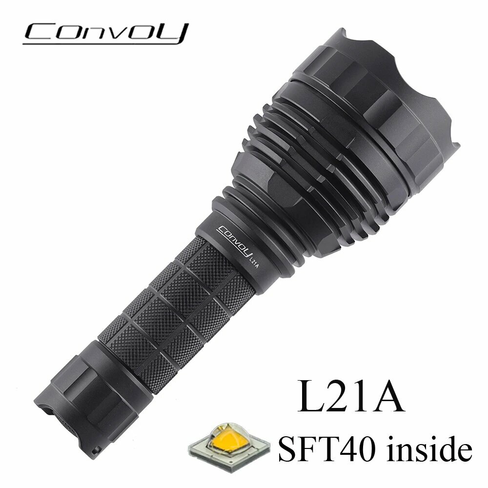 Фонарик CONVOY L21A с LED Luminus SFT40 6500K, No battery