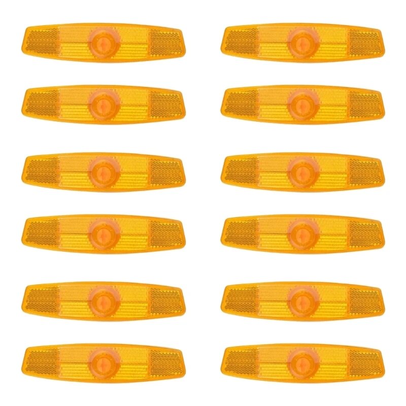 J1HE Отражатели для спиц велосипедных Yellow