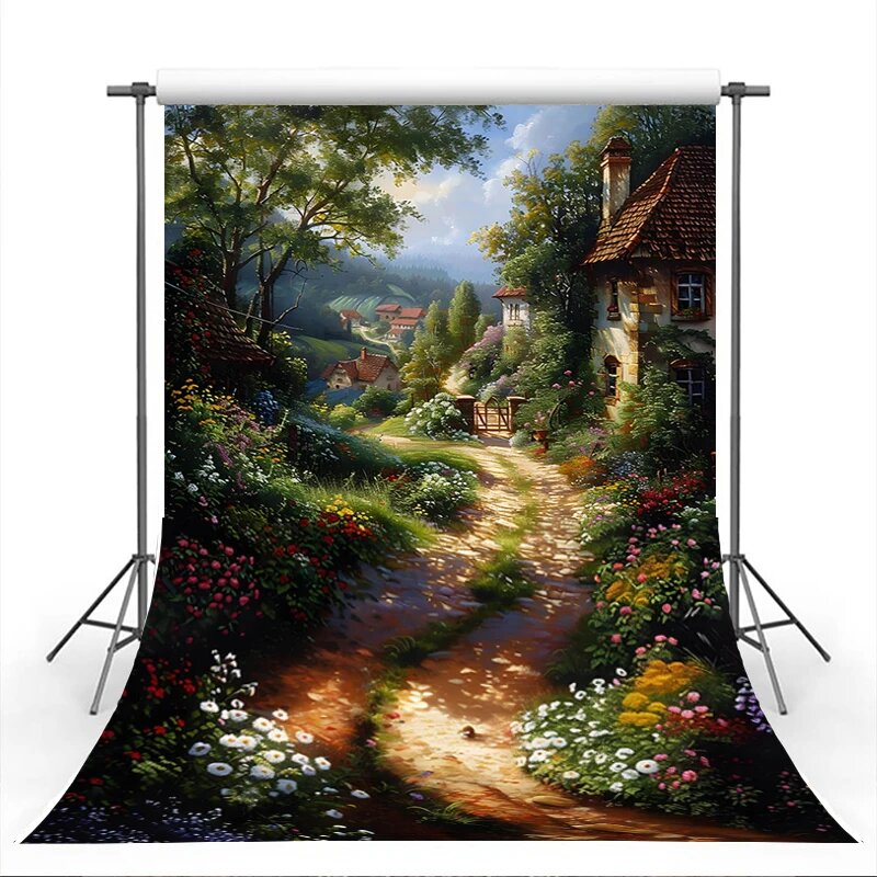 Фотофон MOCSICKA из хлопка и полиэстера синего цвета poly-200x300cm, 29-RG215
