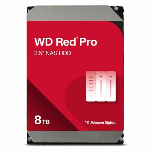 Жесткий диск WD Red Pro WD8005FFBX, 8ТБ, HDD, SATA III, 3.5"