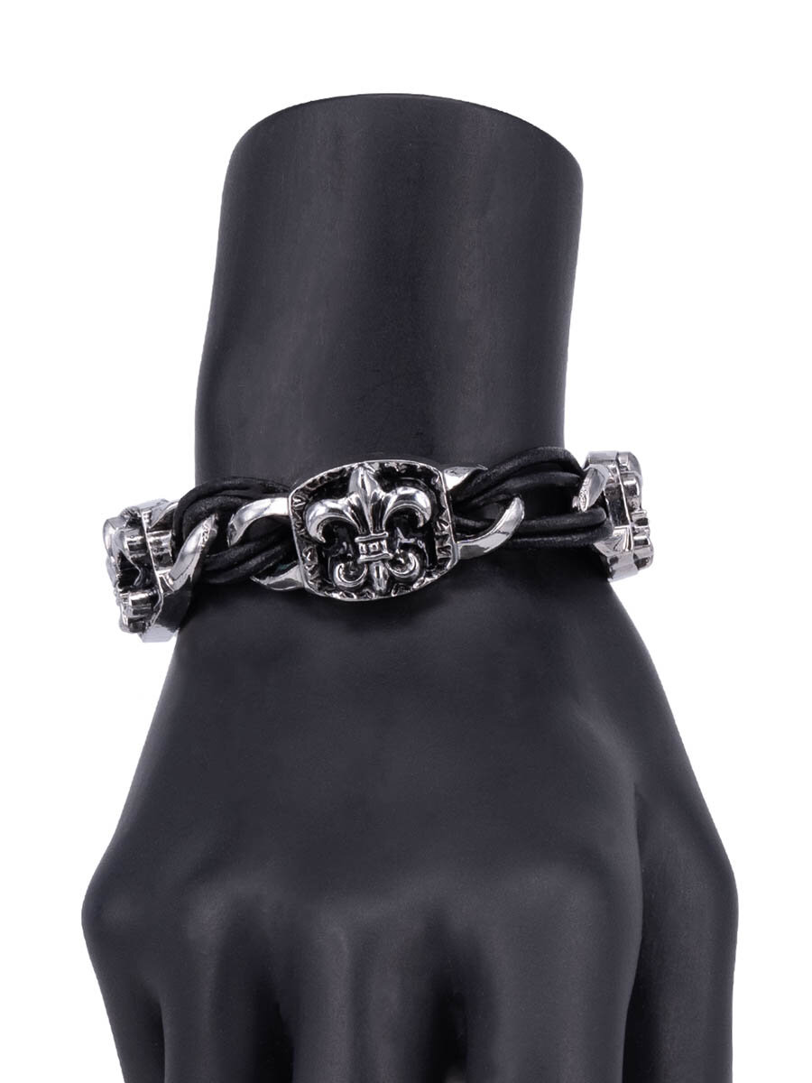 Плетеный браслет, металл