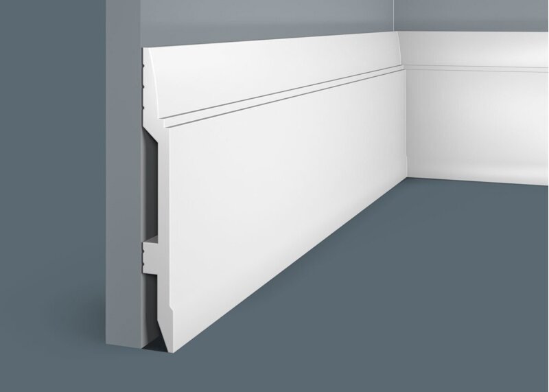 Плинтус напольный ударопрочный Cosca PX007, 1шт (длина 2м)