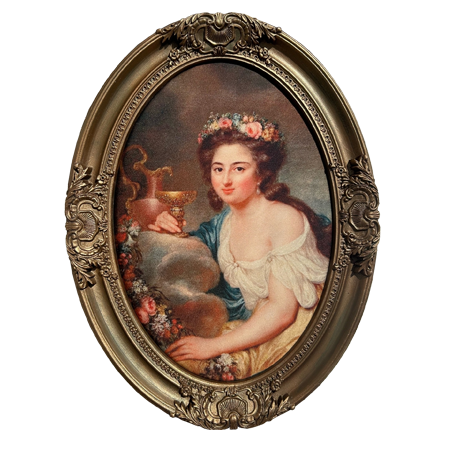 Картина на шелке в раме