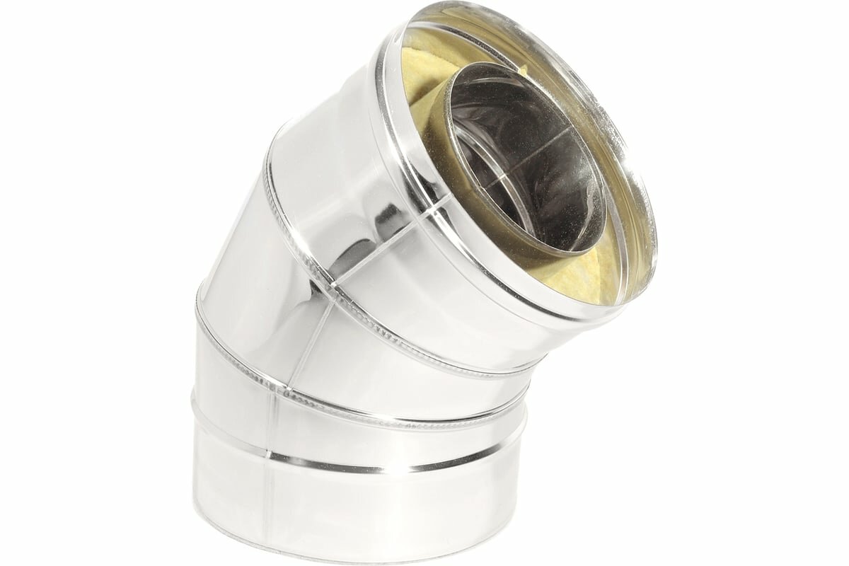 Тепловисухов Отвод Термо 45 ОТ-Р 316-0.5/304 D120/180 с хомутом TS. PR3. O45.0120.40556