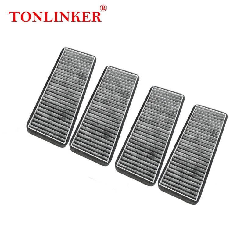 Воздушный фильтр, 3 шт, для Volkswagen 2011-2021, Polo, jetta, Santana 4 Pcs Black Filter