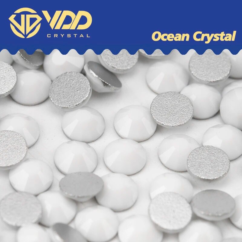 Хрустальные стразы VDD Ocean Crystal SS6, белые, 1440 шт