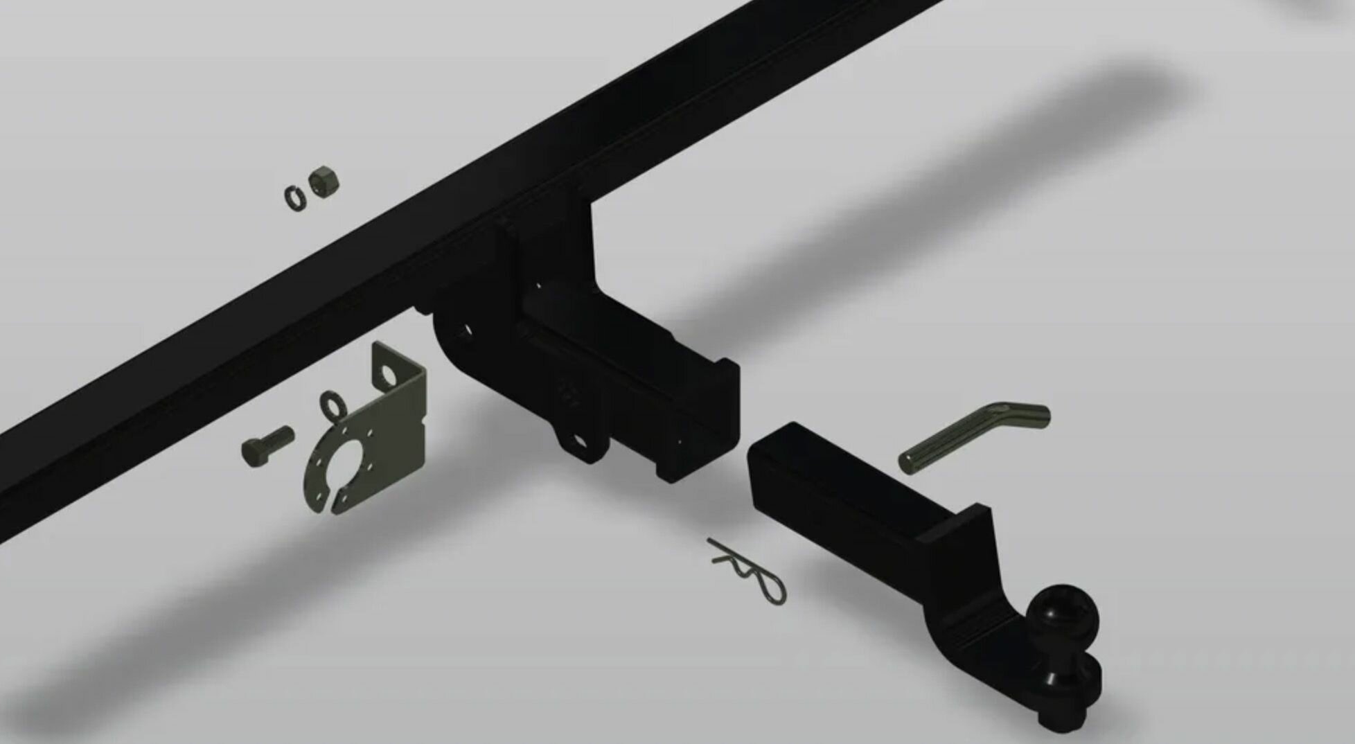 Фаркоп Jetta VS7 2023- съемное крепление шара под американский квадрат, Sheriff.4845.32