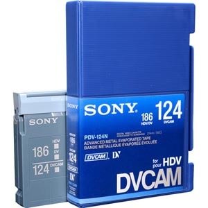 Профессиональная видеокассета Sony PDV-124N 186 HDV, формат DVCAM
