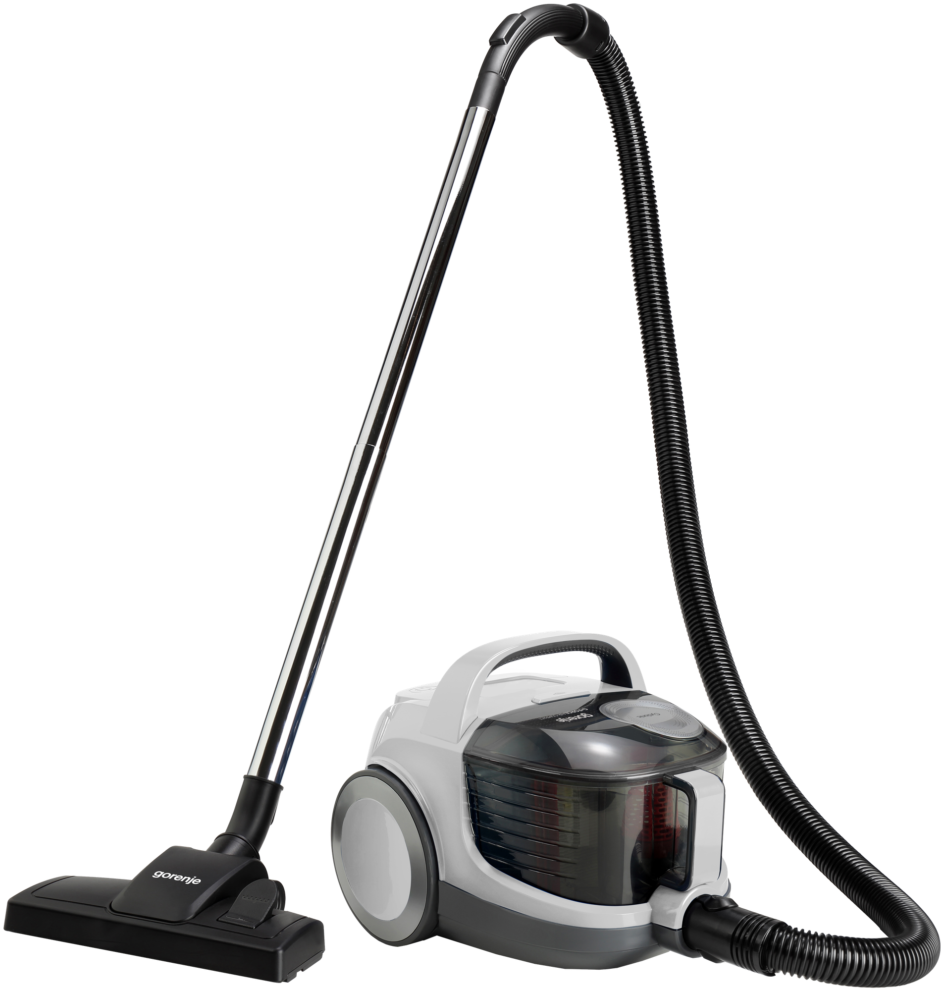 Пылесос Gorenje VC1701GACWCY / Белый / 1700 Вт / Контейнер 2,2 л / Циклонный фильтр / Бытовой