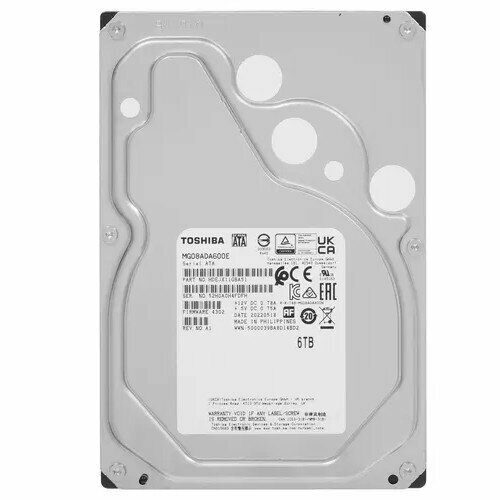 Внутренний HDD жесткий диск Toshiba MG08ADA600E MG 6000ГБ
