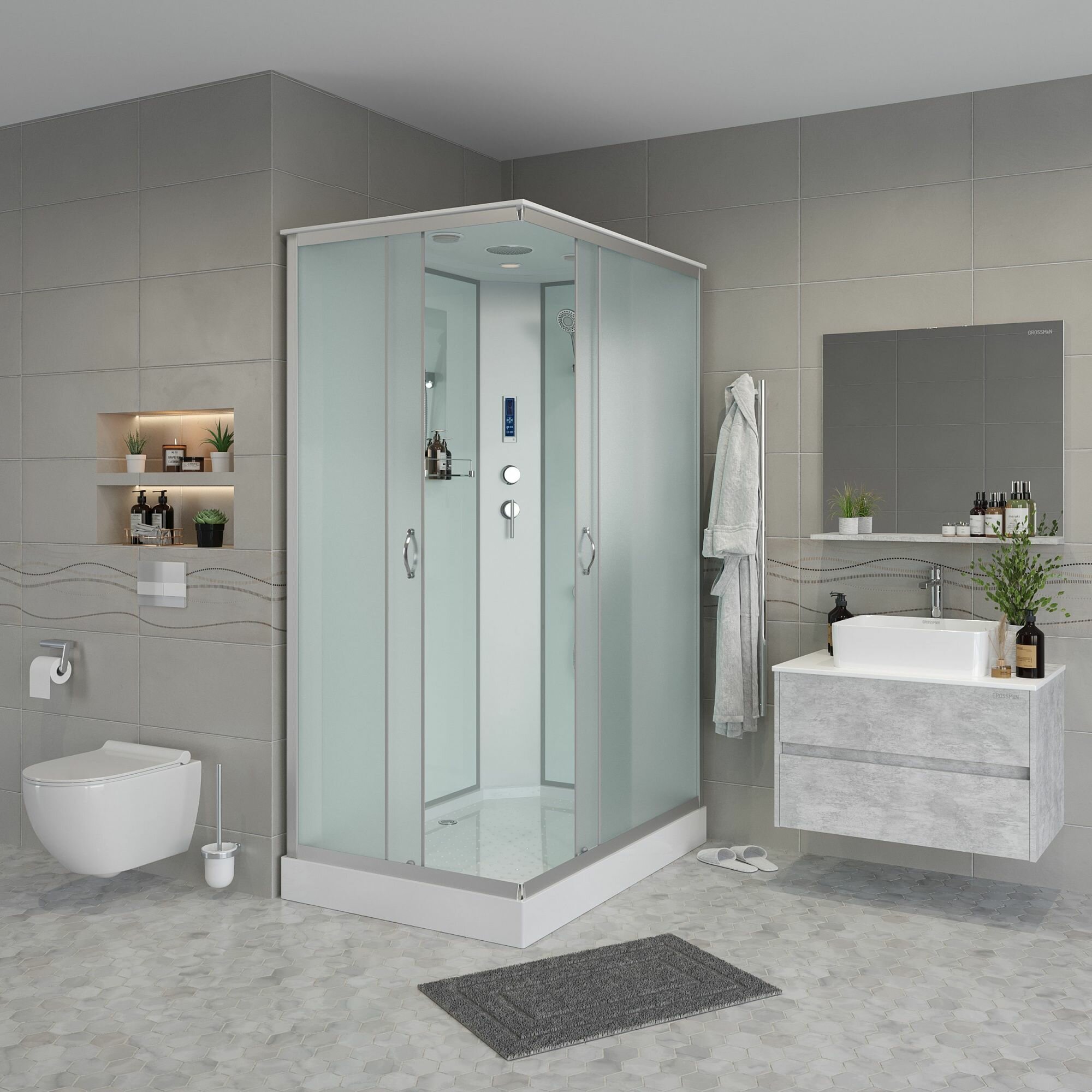 Душевая кабина Niagara Origin 43185-14QP 110x80
